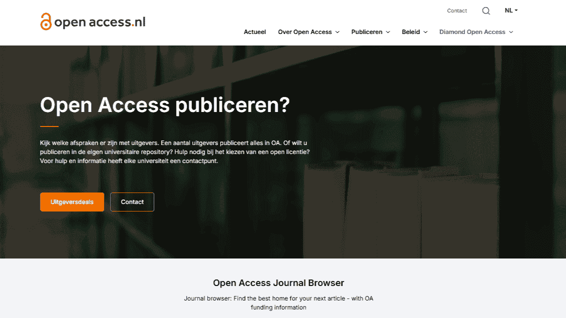 Openaccess.nl lanceert vernieuwde website met frisse uitstraling en extra functionaliteiten - UKB